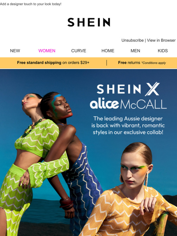 SHEIN: Alice McCall Is Back With Dreamy New Styles! | Milled