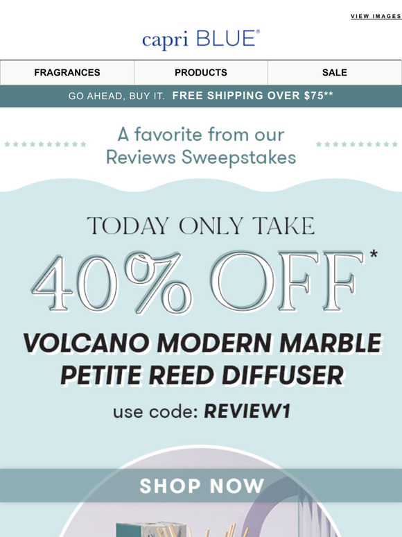 Capri Blue: Today Only: 40% Off Volcano Modern Marble Diffuser | Milled