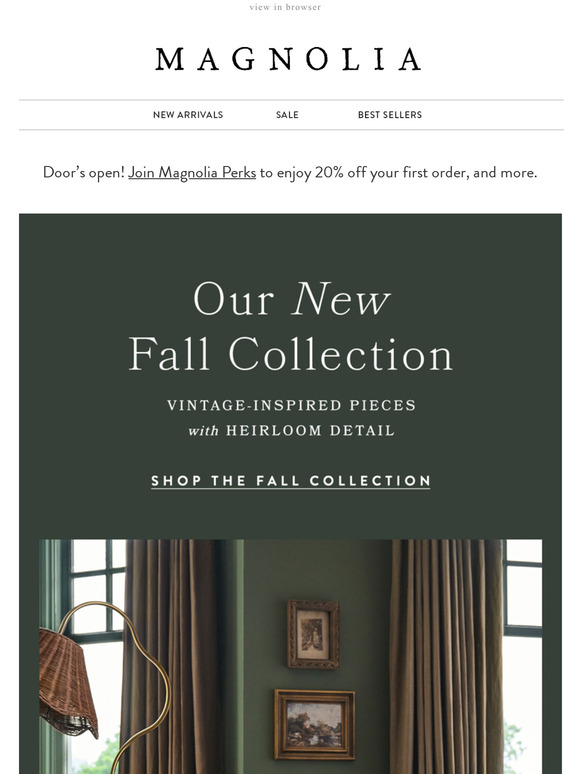 Magnolia: New, vintage-inspired details | Milled