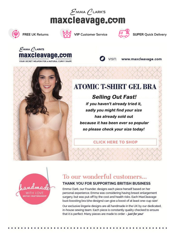 MaxCleavage.com: 😭Be Quick... Almost SOLD OUT until October 2024 | Milled