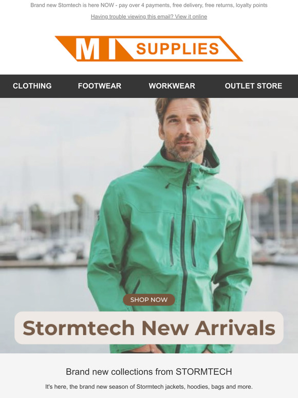 MI Supplies: New Stormtech collection launched | Milled