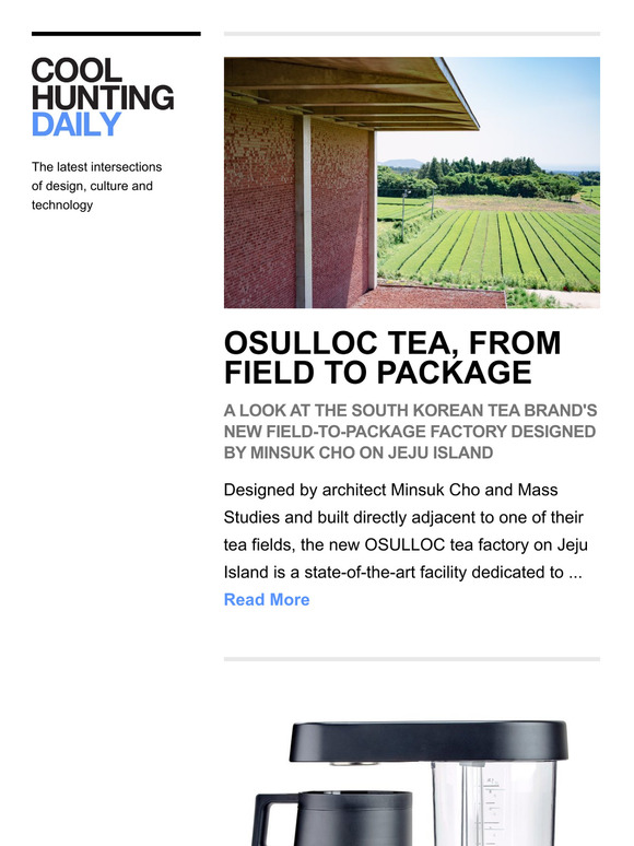 Cool Hunting: A look at OSULLOC Namwon, the South Korean tea brand's ...
