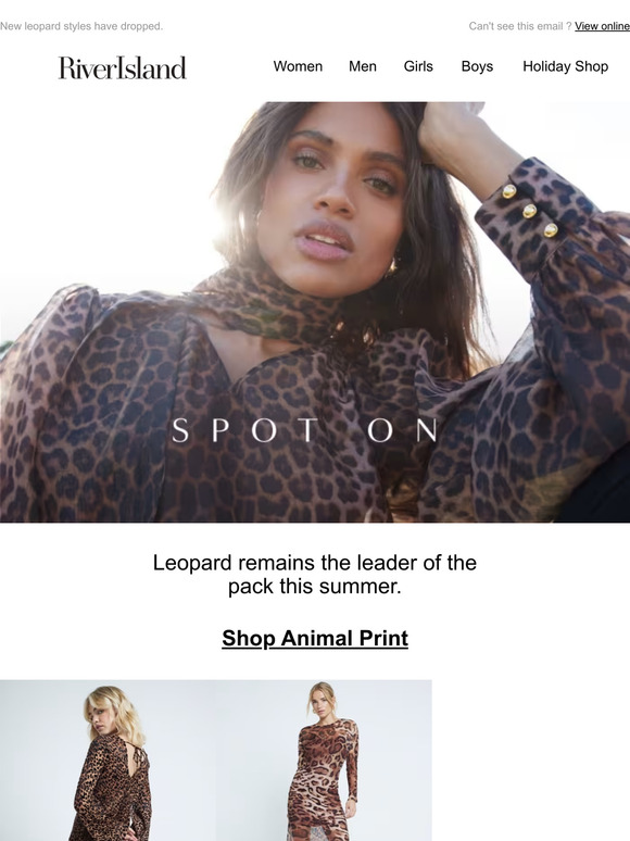River Island: Our womenswear leopard print collection is here - find ...