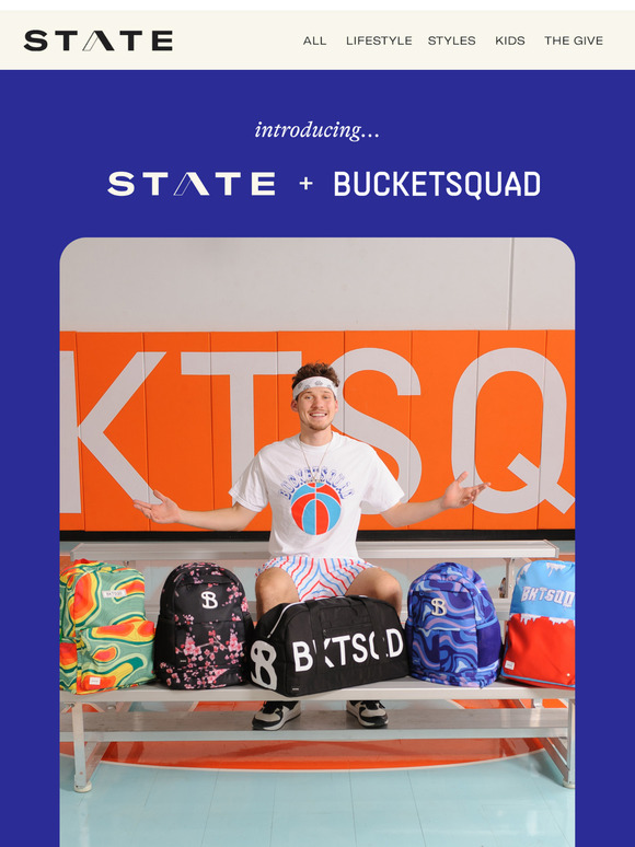 State Bags: Meet STATE x BucketSquad 🏀🔥 | Milled