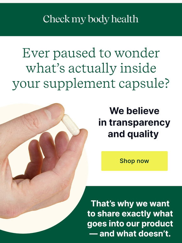 Check My Body Health: What’s inside your supplements? | Milled