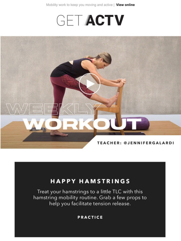 Gaiam: Happy Hamstrings | Milled