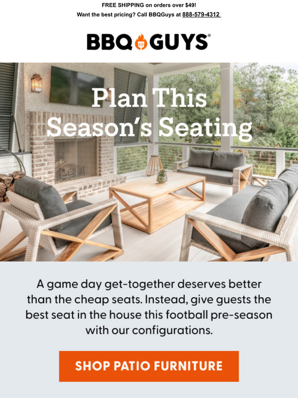 ShoppersChoice.com: Is your patio setup ready for pre-season? 🏈 | Milled