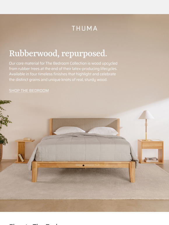 Thuma: Real. solid wood. | Milled