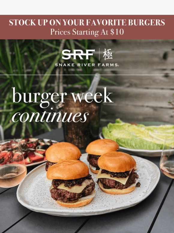 Snake River Farms: Burger Week is Served 🍝🍔🌮 | Milled