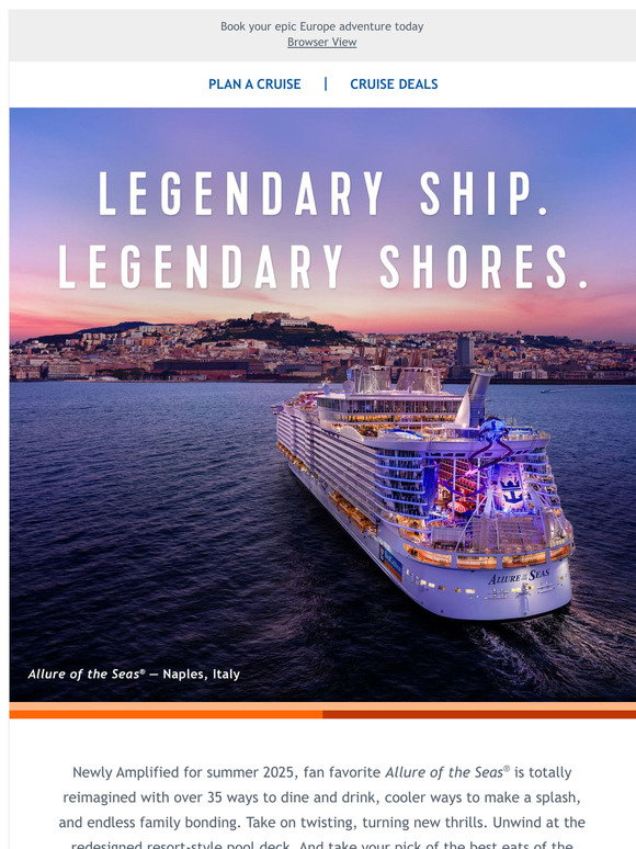 Royal Caribbean: Turn up your 2025 with the Amplified Allure of the ...