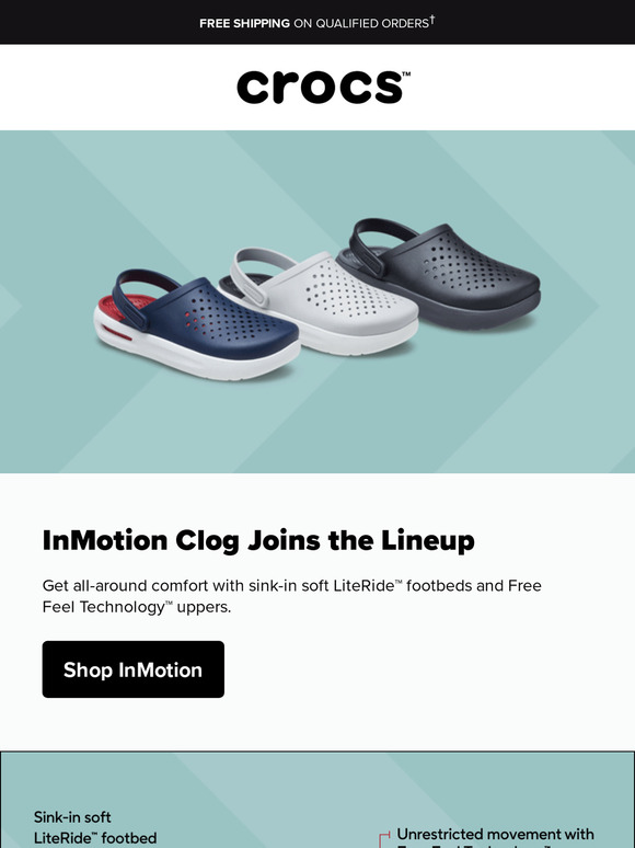 Crocs: NEW InMotion Clog with 360-degree comfort | Milled