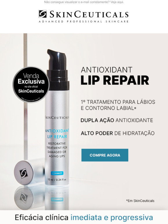 Skinceuticals: Antioxidant Lip Repair: primeiro tratamento para lábios ...