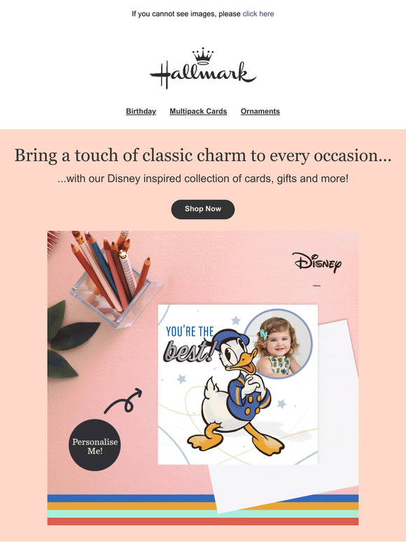 Hallmark: Celebrate with Classic Disney Characters! | Milled