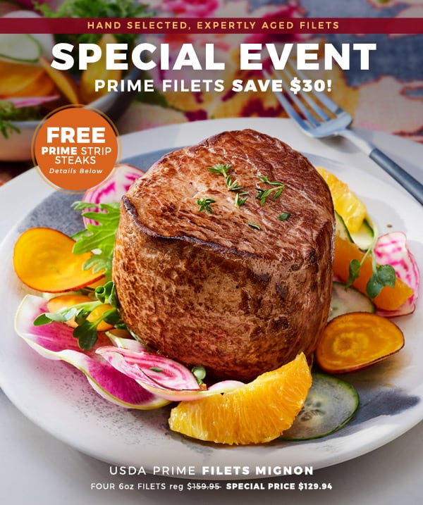 Allen Brothers: Special Event: SAVE $30 on Prime Filets! | Milled
