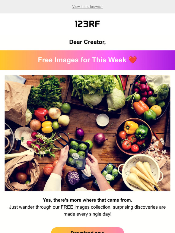 123RF: ⬇️ Download free images of the week. | Milled