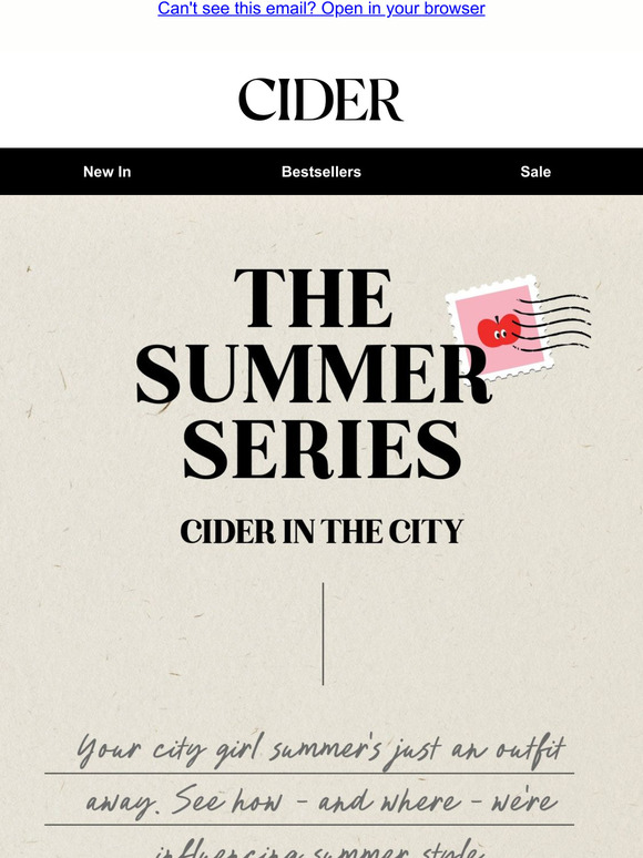 Cider: SUMMER SERIES: PARIS 🥐🤍 | Milled