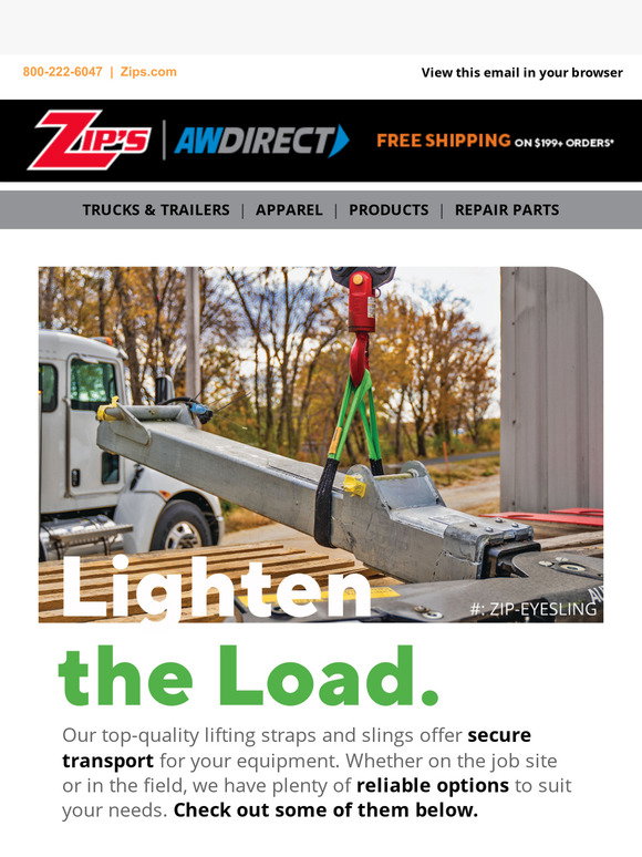 AW Direct: Equipment lifting solutions for on-site and in-field use ...