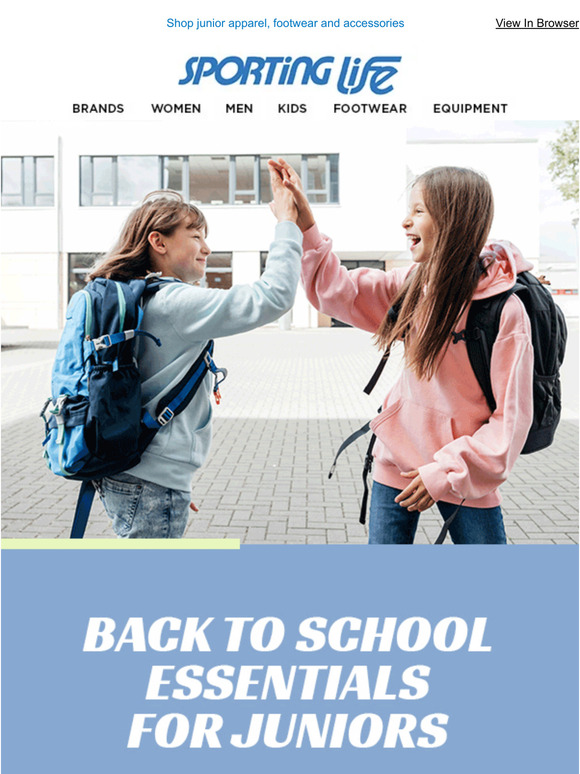 Sporting Life: Top 10 back to school essentials for Kids | Milled
