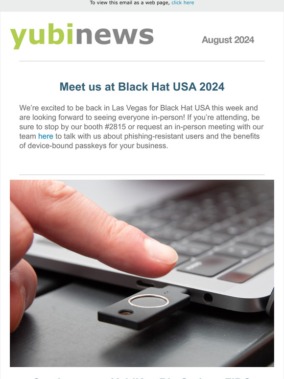 Yubico: New features for YubiKey Bio Series - FIDO Edition, Yubico FIDO ...
