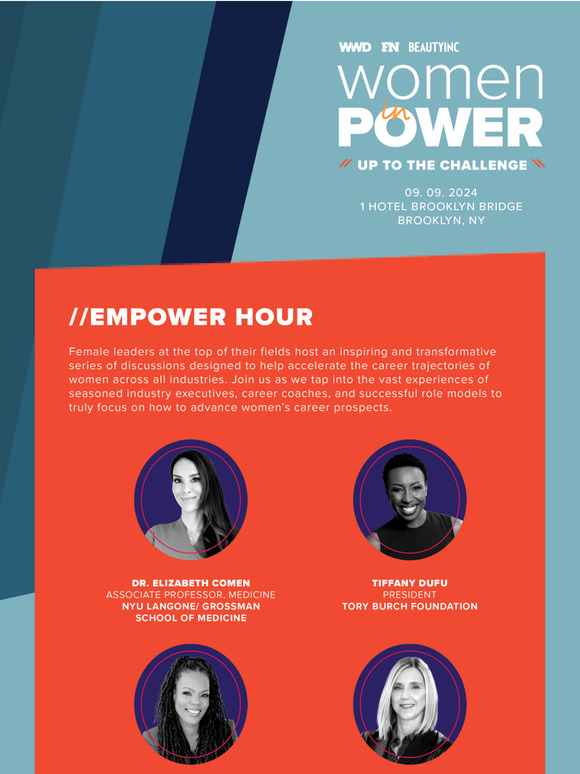 Women's Wear Daily: Introducing Empower Hour: A Series of Impactful and ...