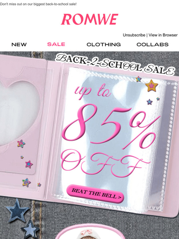 ROMWE: A SALE STORM is coming! There's Still Time... 99% OFF Plus FREE ...