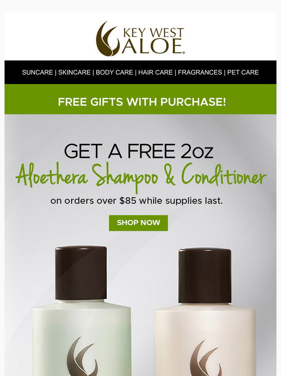 Key West Aloe: Free Gifts with Purchase! Yes, Please 😍 | Milled