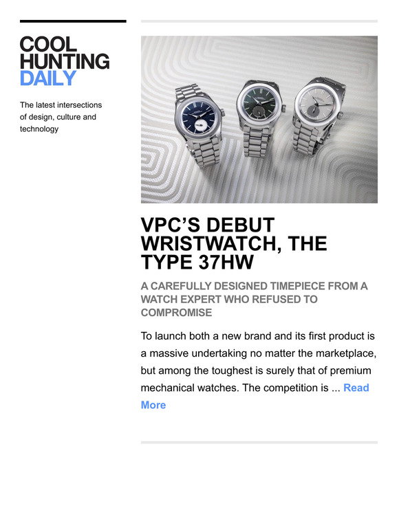 Cool Hunting: VPC's debut wristwatch, the Type 37HW | Milled