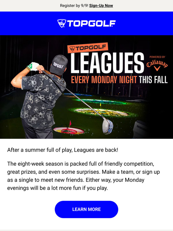 Topgolf: [REGISTER NOW] Fall Leagues 2024! | Milled