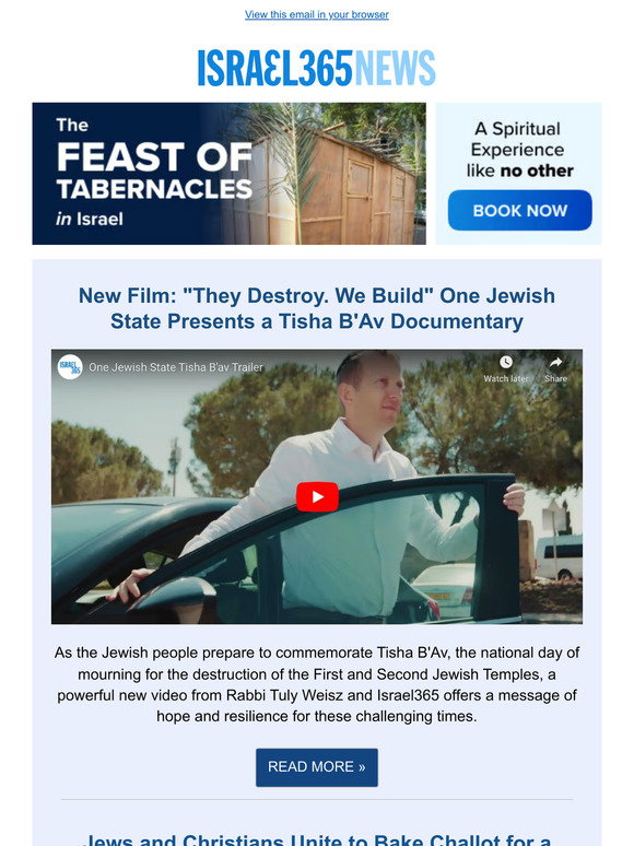 Israel365: New Film: "They Destroy. We Build" One Jewish State Presents ...