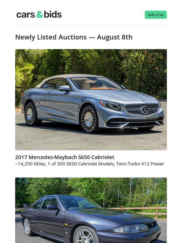 Cars & Bids: Cars & Bids Today | Milled