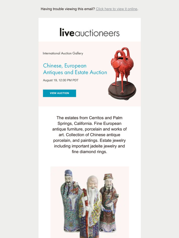 LiveAuctioneers: International Auction Gallery | Chinese, European ...