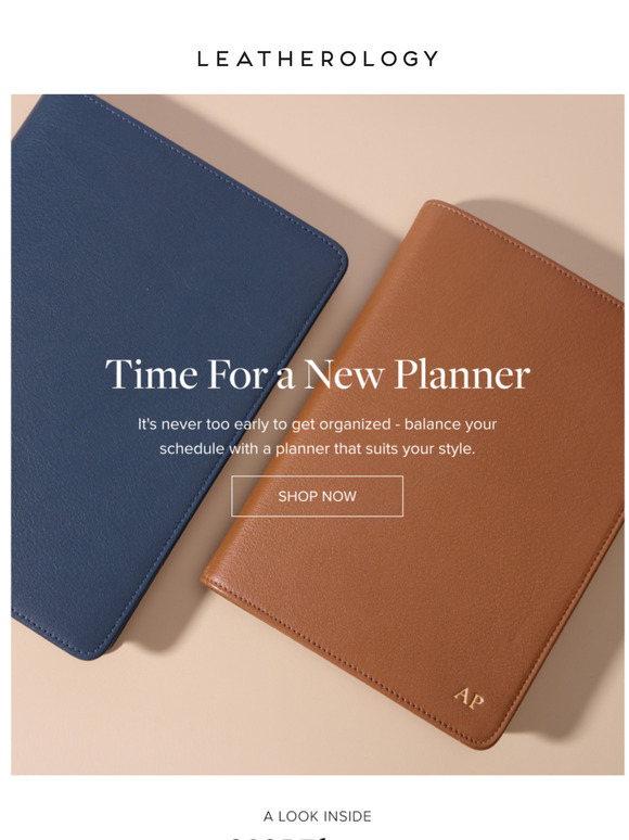 Leatherology: Our 2025 Planners Are Here | Milled