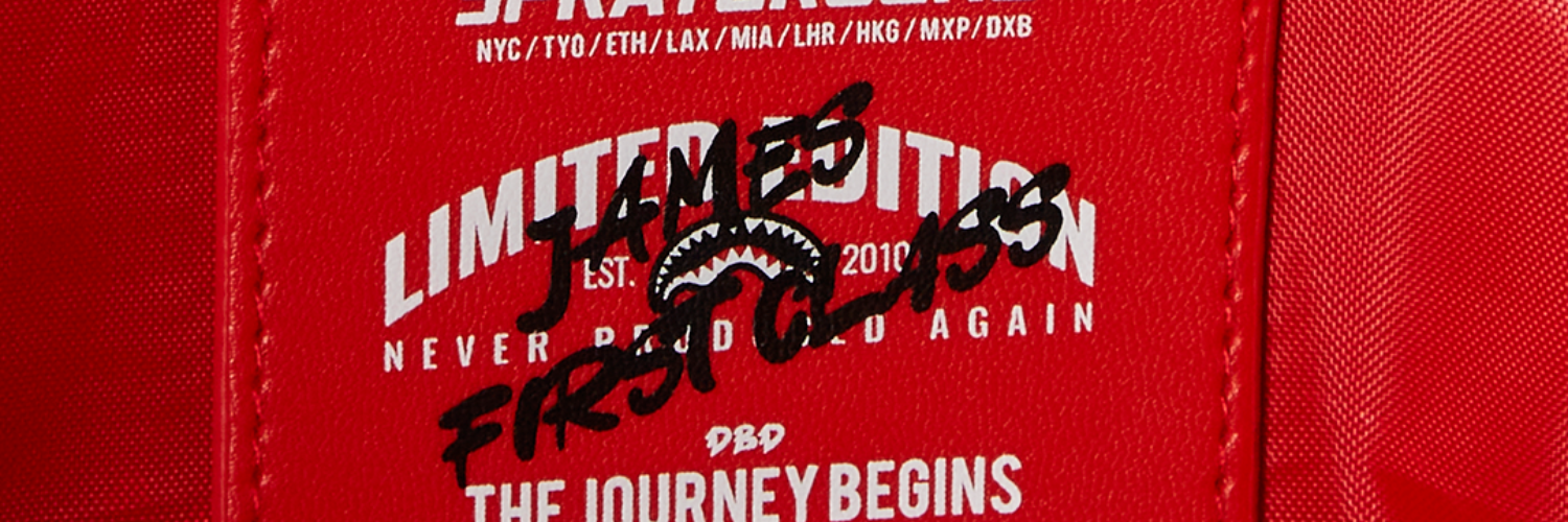 Sprayground: Last chance! Grand Unveiling of the James First Class ...