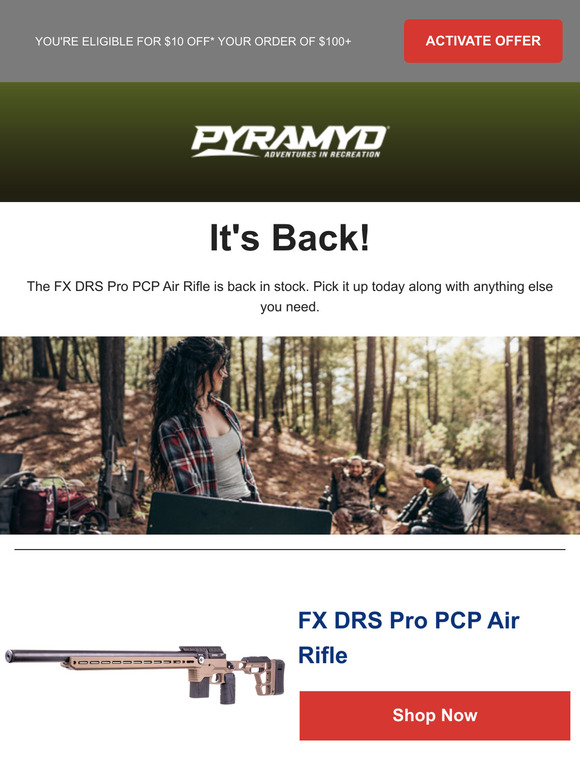 Pyramyd Air: 🔔 Back in stock! The FX DRS Pro PCP Air Rifle is available ...