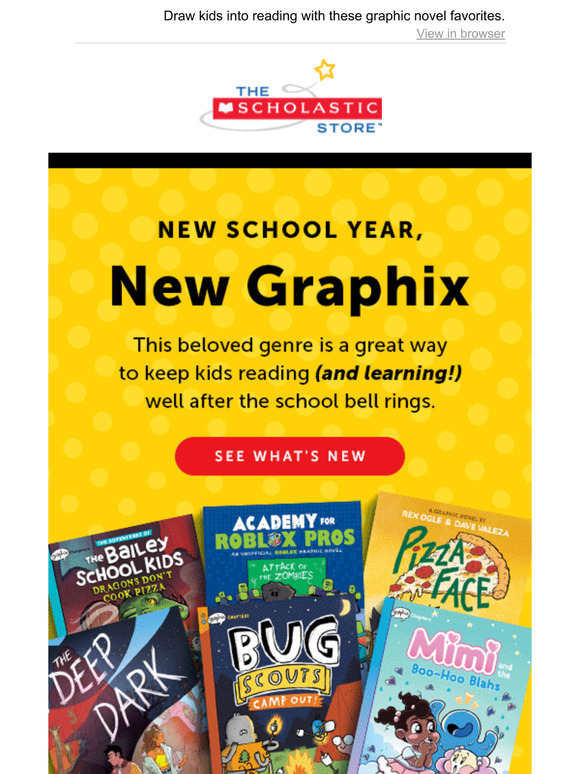 The Scholastic Store Online: See What's New: Graphix Books Readers Love ...