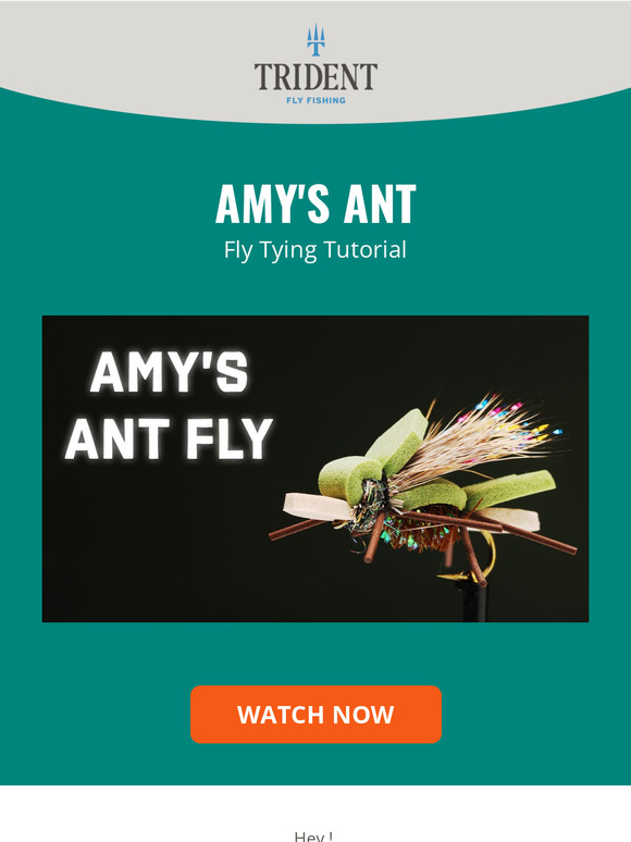 Trident Fly Fishing: How to Tie an Amy's Ant Fly | Milled
