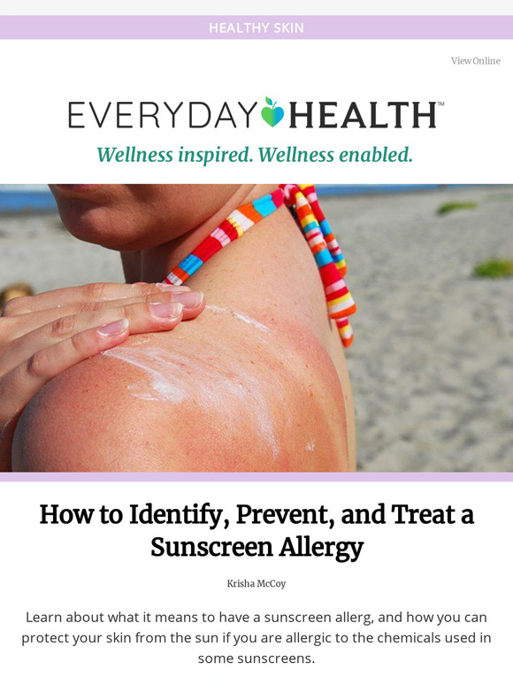 LIfescript: How to Identify, Prevent, and Treat a Sunscreen Allergy ...