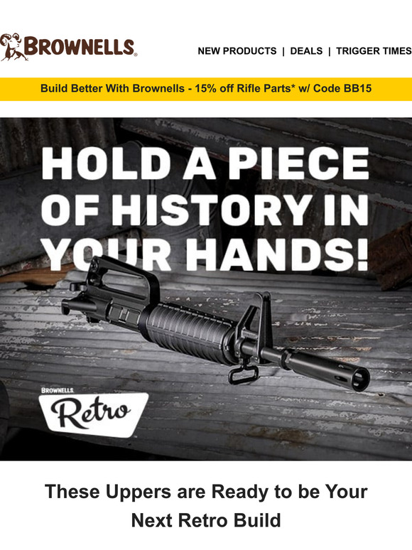 Brownells: Check out the XM177E2 - Our Newest Retro Upper! | Milled