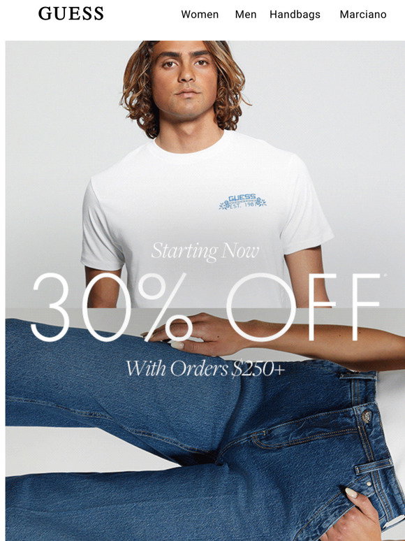 GUESS? Email Newsletters: Shop Sales, Discounts, and Coupon Codes