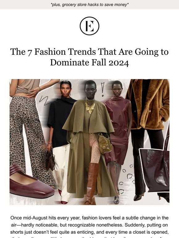 The Everygirl: the 7 best fashion trends for fall | Milled