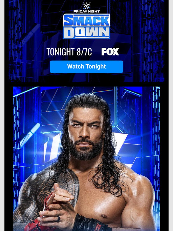 WWE Shop: SmackDown Preview: Roman Reigns is back after his explosive ...
