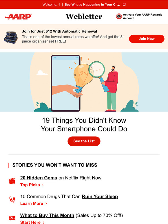 AARP: 19 Things You Didn't Know Your Smartphone Could Do | Milled