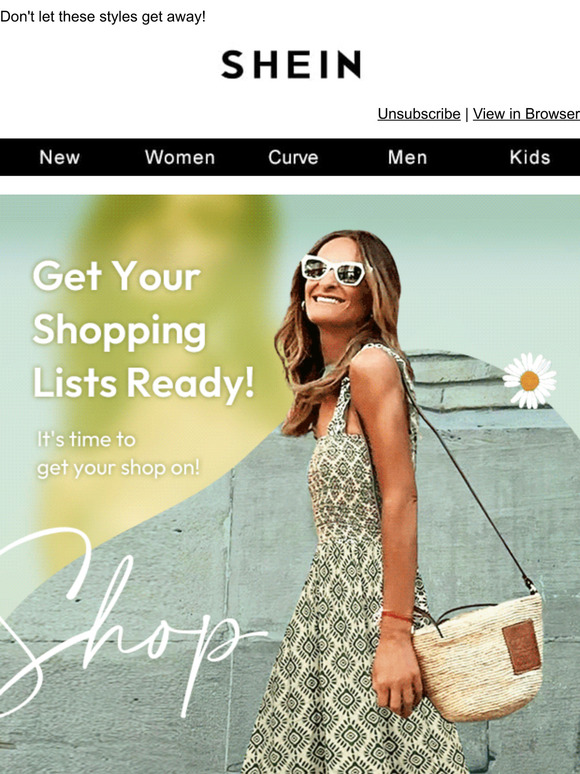 SHEIN Email Newsletters: Shop Sales, Discounts, and Coupon Codes