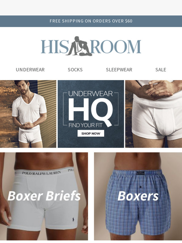 HisRoom: Welcome to Underwear HQ: Find Your Perfect Fit at HisRoom ...