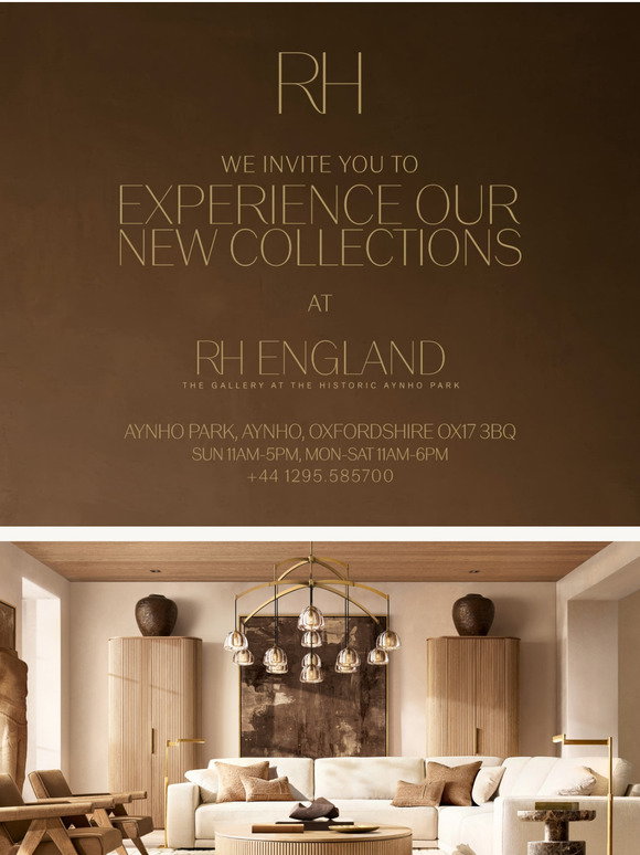 RH: Visit RH England and Explore Our Latest Collections | Milled