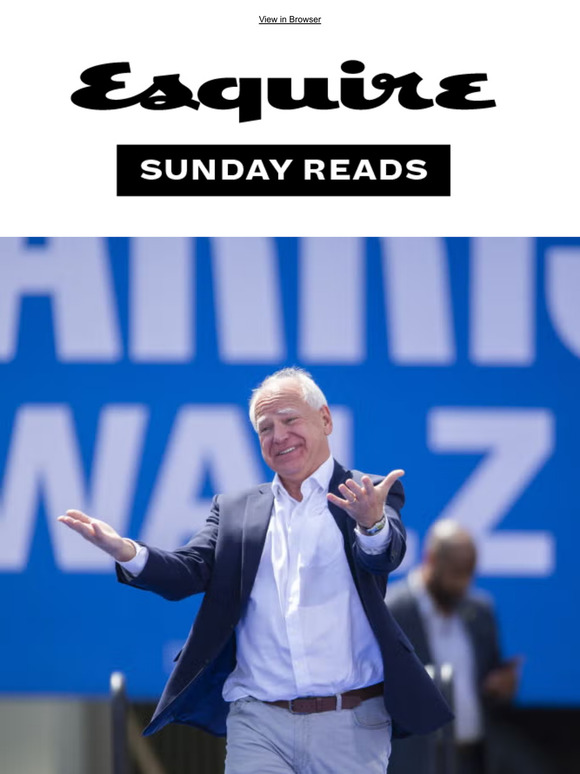 Esquire: The Meme-ification of Tim Walz | Milled
