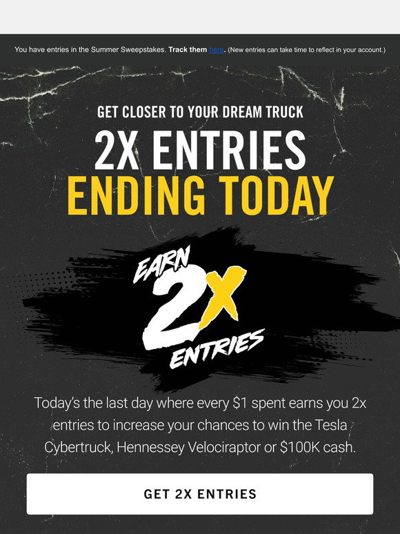 The Ridge: Ending Today: 2x Sweepstakes Entries | Milled