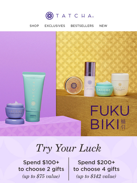 Tatcha: Get the best value during The Fukubiki Event | Milled