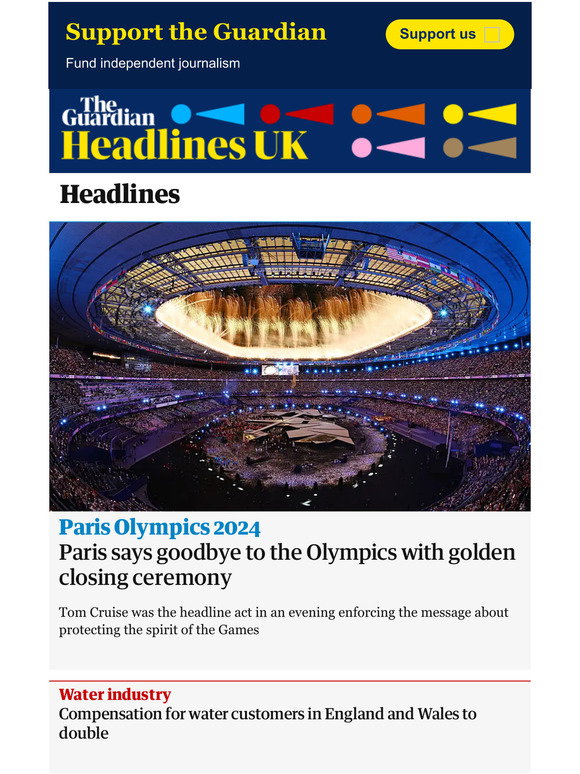 The Guardian: The Guardian Headlines: Paris says goodbye to the ...
