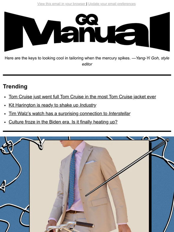 GQ: How to Wear a Summer Suit | Milled